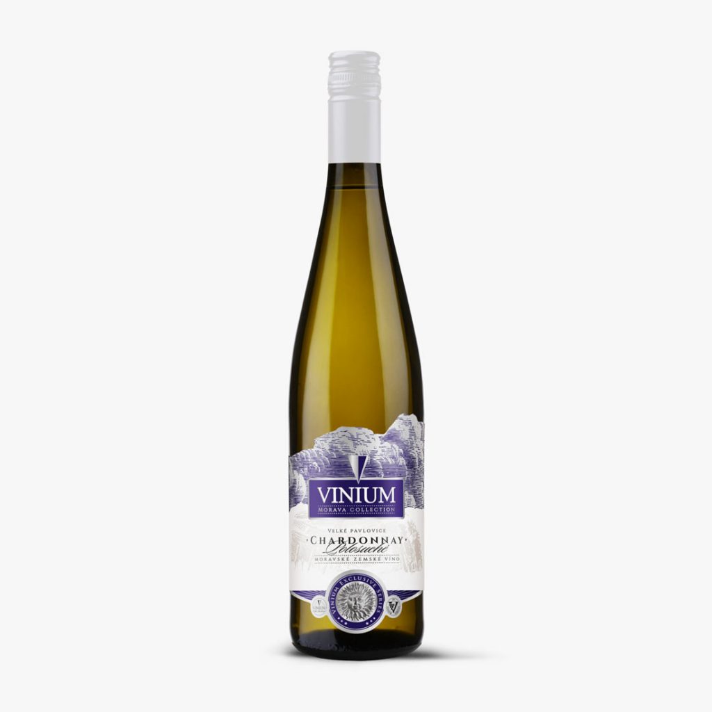 Chardonnay, jakostní odrůdové víno z vinařství VINIUM Velké Pavlovice